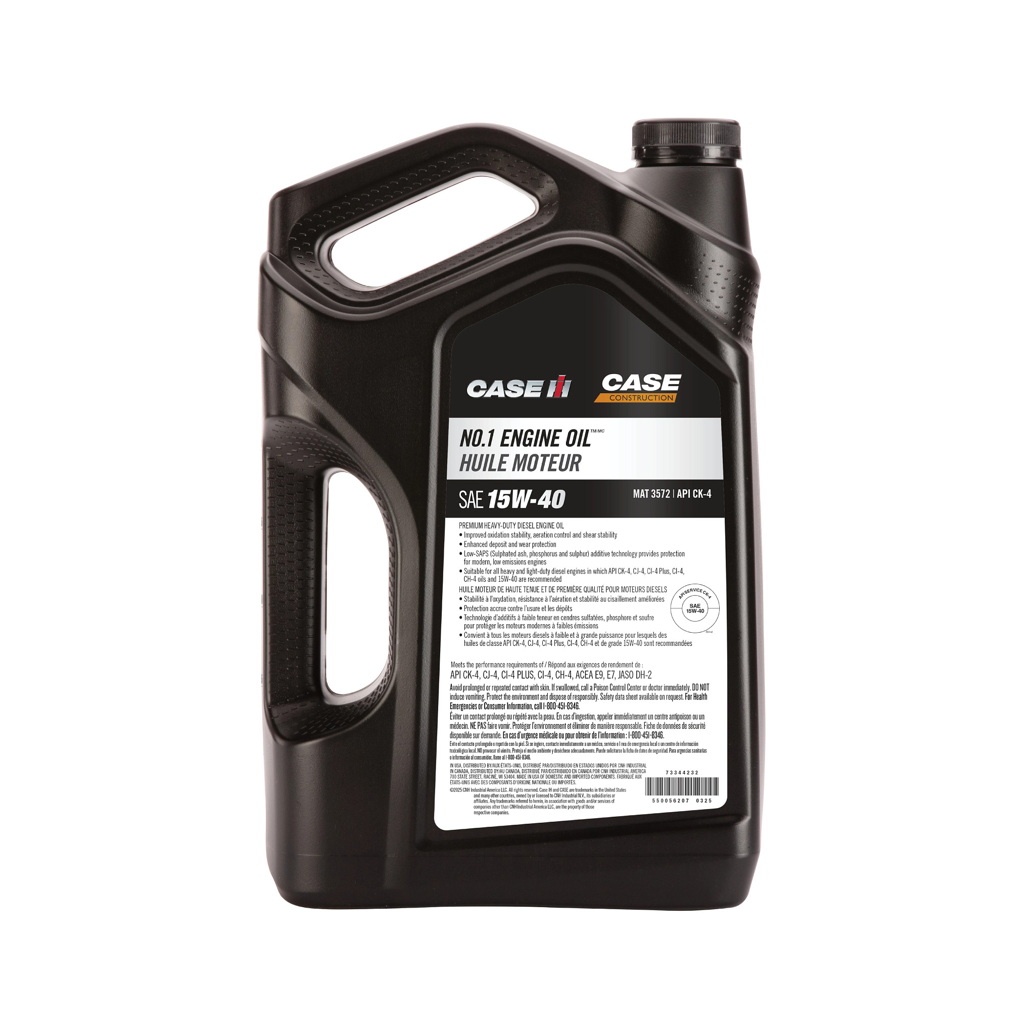73344232 | No.1 Engine Oil™ - 15W-40 - MAT 3572 - 1 Gal./3.78 L | Case ...