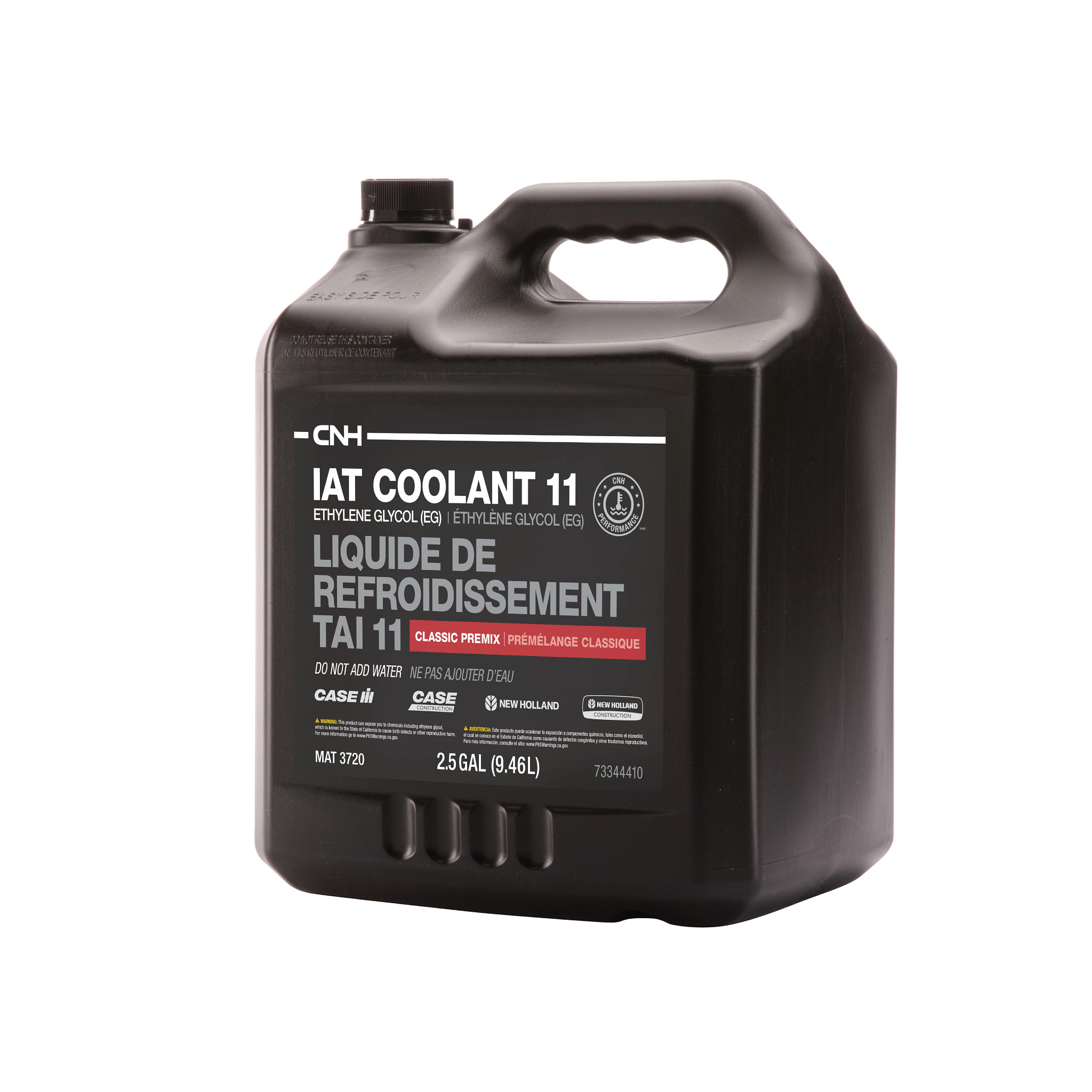73344410 | IAT Coolant 11 - 50/50 Premix - MAT 3720 - 2.5 Gal./9.46 L ...