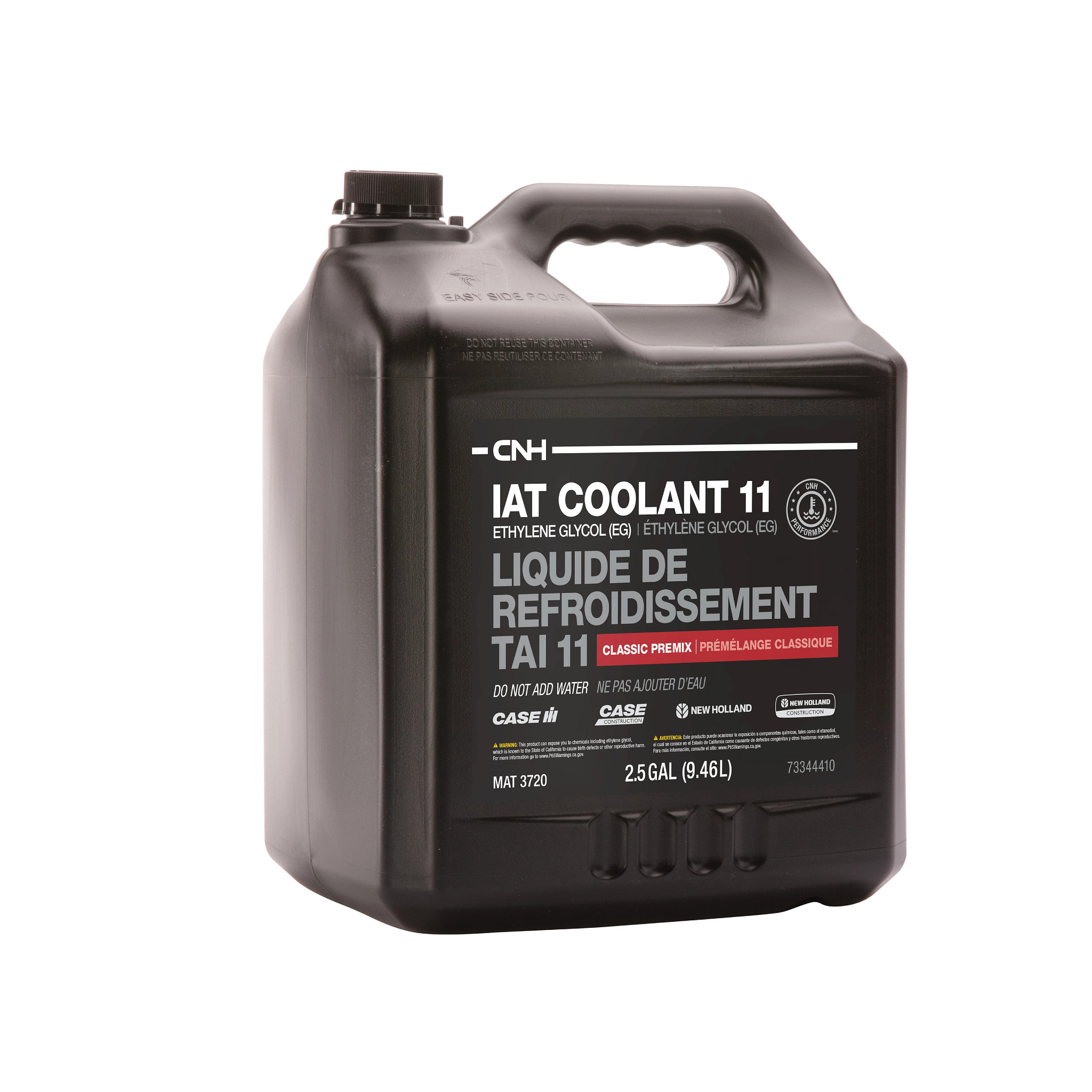 73344410 | IAT Coolant 11 - 50/50 Premix - MAT 3720 - 2.5 Gal./9.46 L ...